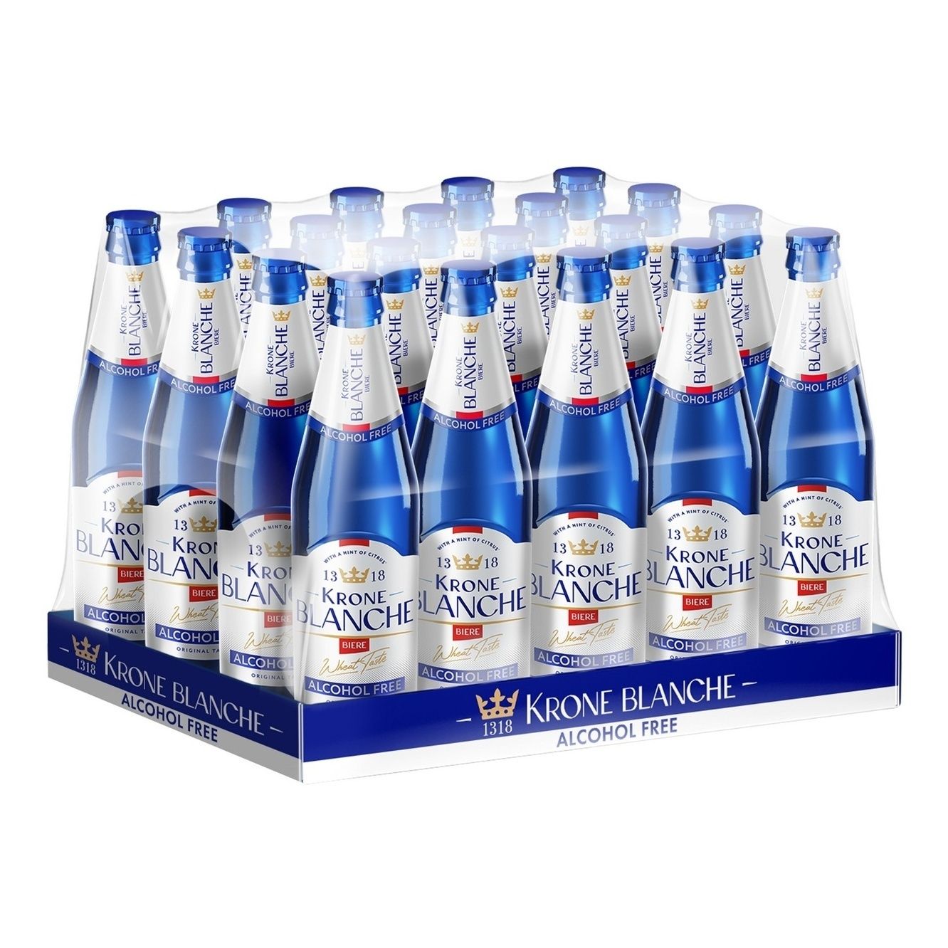 Купить пивной напиток безалкогольный Krone Blanche Biere светлый ...