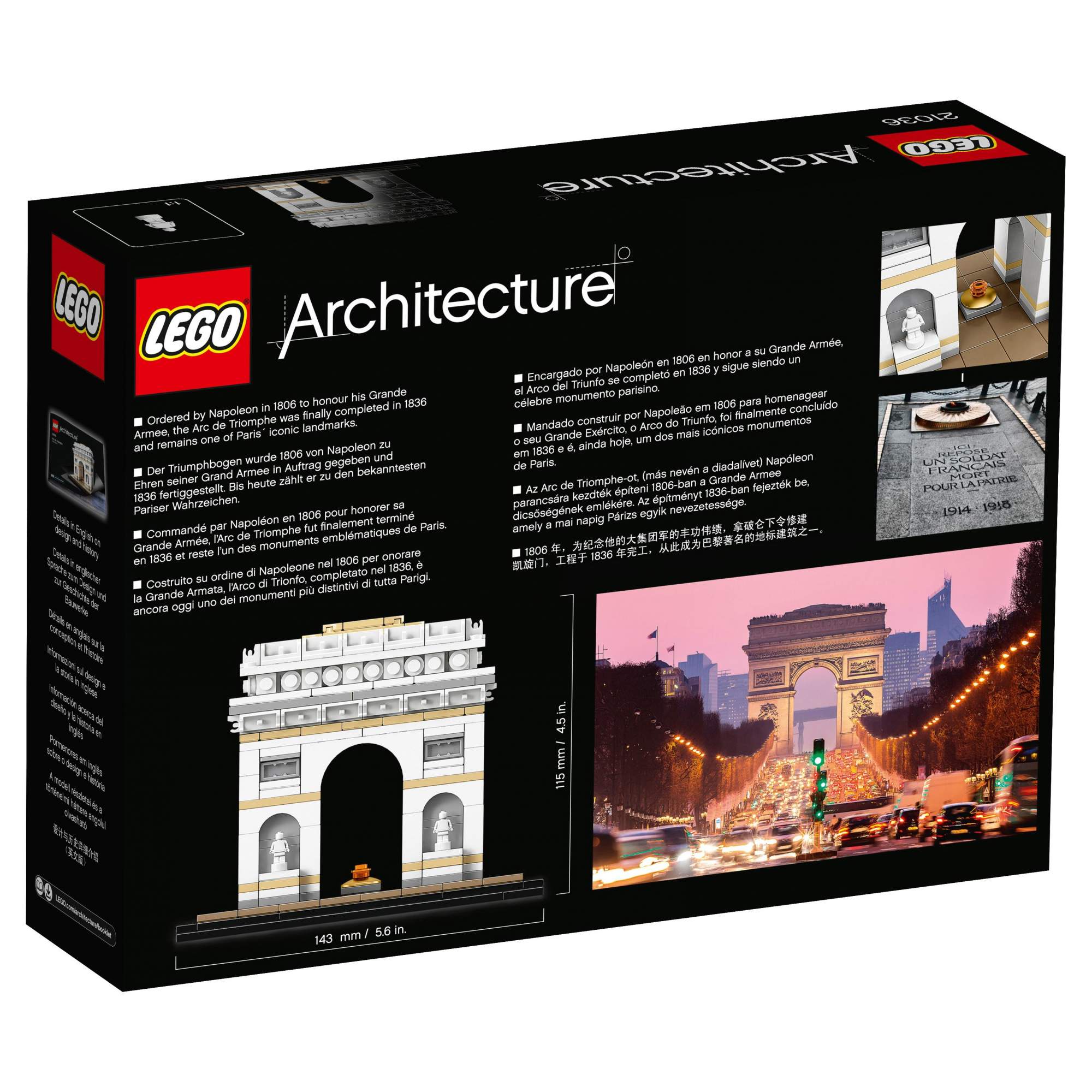 Купить конструктор LEGO Architecture Триумфальная арка (21036), цены на ...