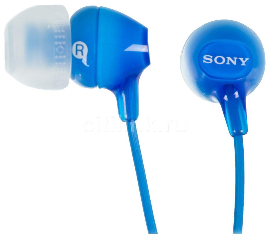 Наушники Sony MDR-EX15 Lite Blue, купить в Москве, цены в интернет ...