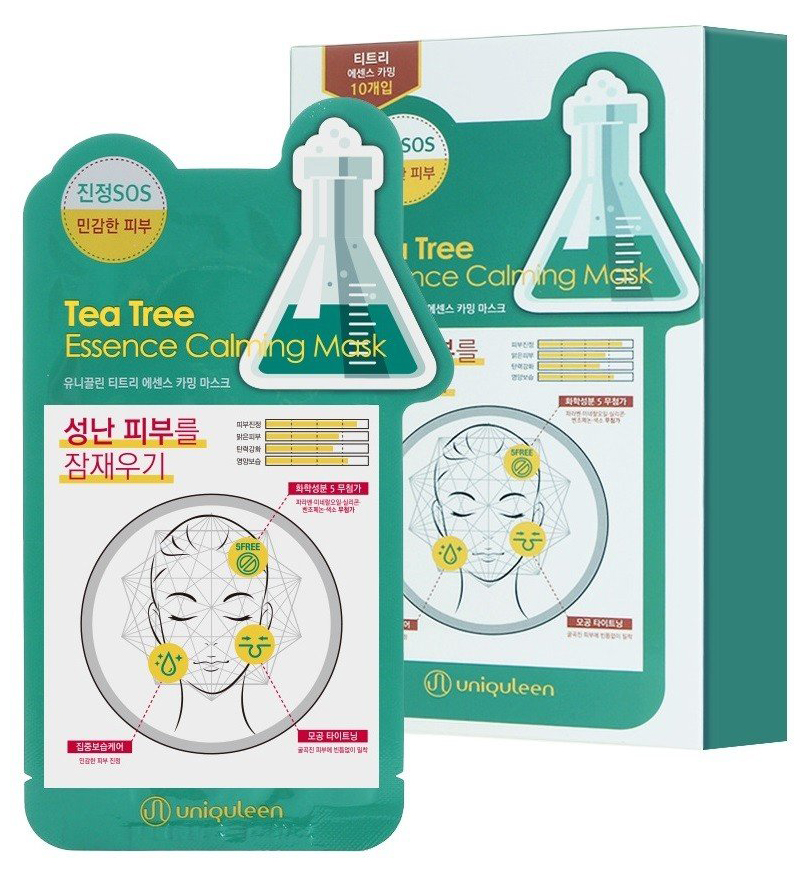 Купить маска для лица Mijin Skin Planet Tea Tree Essence Calming Mask ...