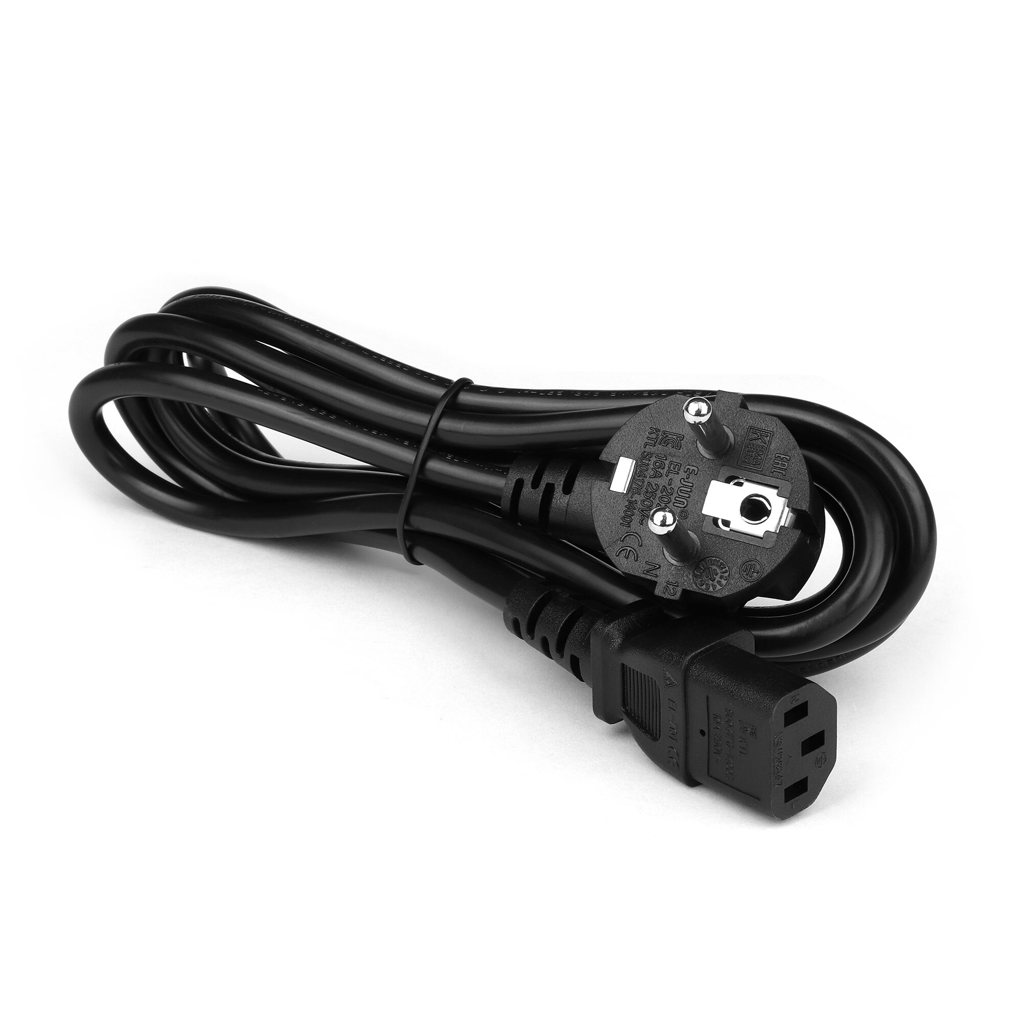 Шнур питания Schuko-C13, 3х0.75, 220В, 10А, 1.8 метра TopLAN TOP-PPC ...