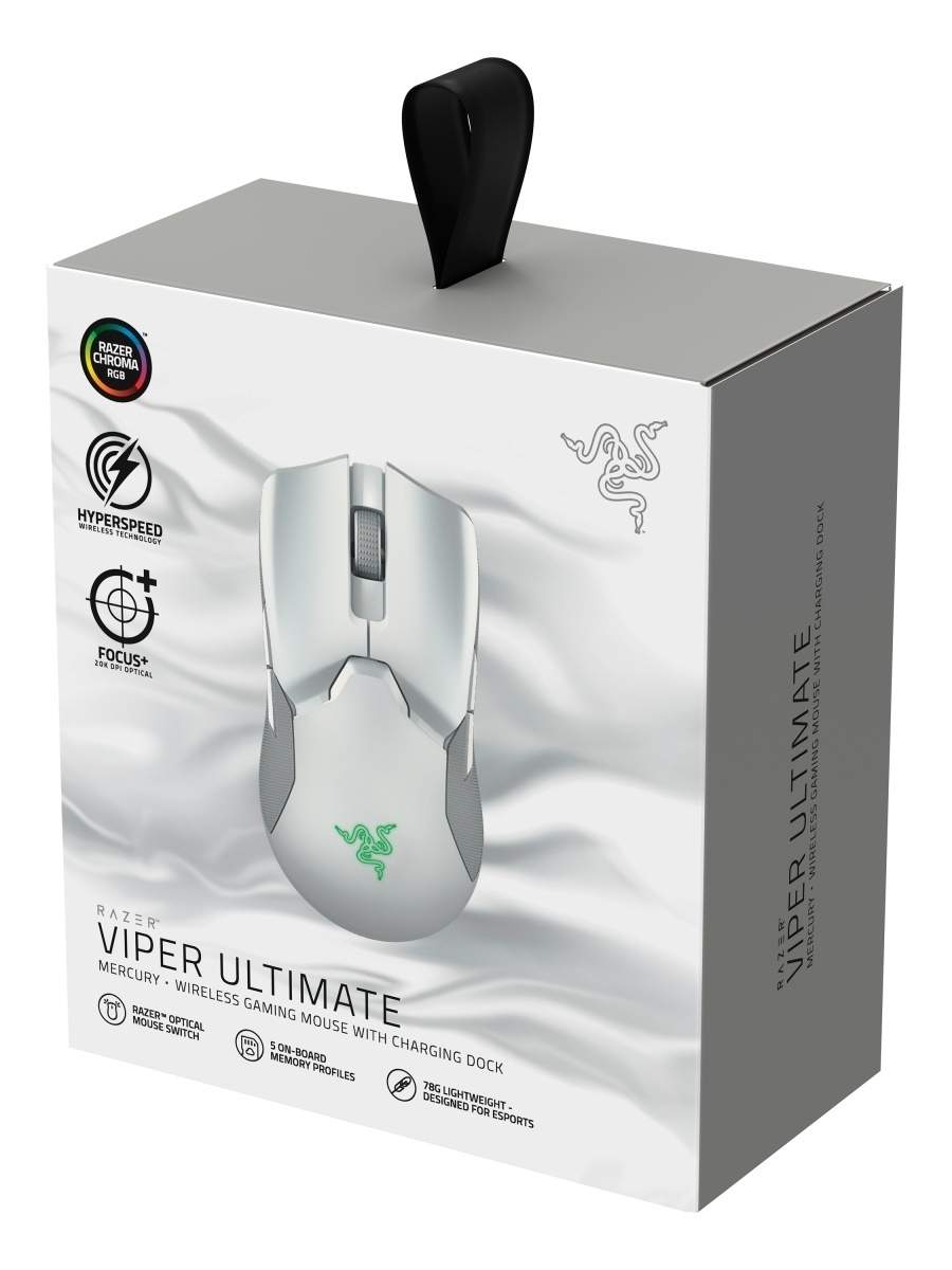 Беспроводная игровая мышь Razer Viper Ultimate белый, купить в Москве ...
