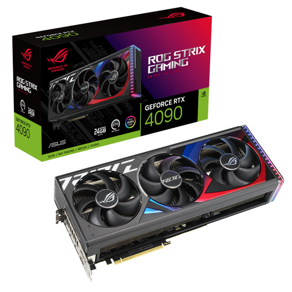 Видеокарта ASUS NVIDIA GeForce RTX 4090 ROG Strix Gaming OC (ROG-STRIX ...