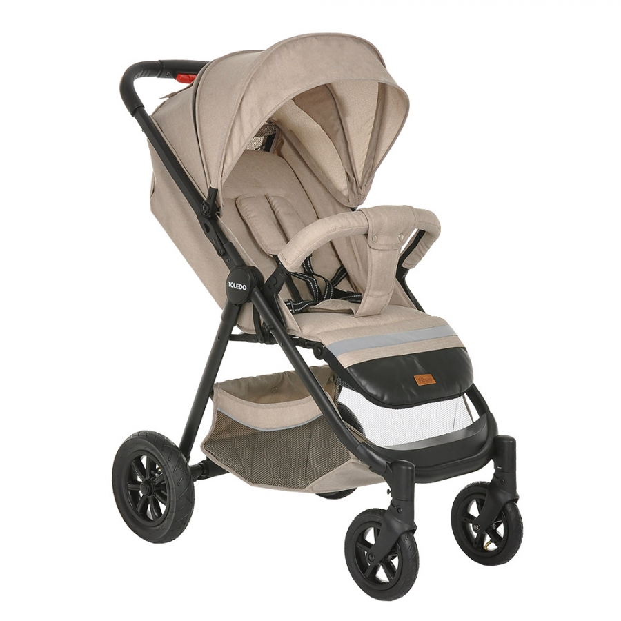 Купить pITUSO Коляска детская TOLEDO (прогулочная), Cappuccino/Капучино/чехол на ножки/AIR, цены ...