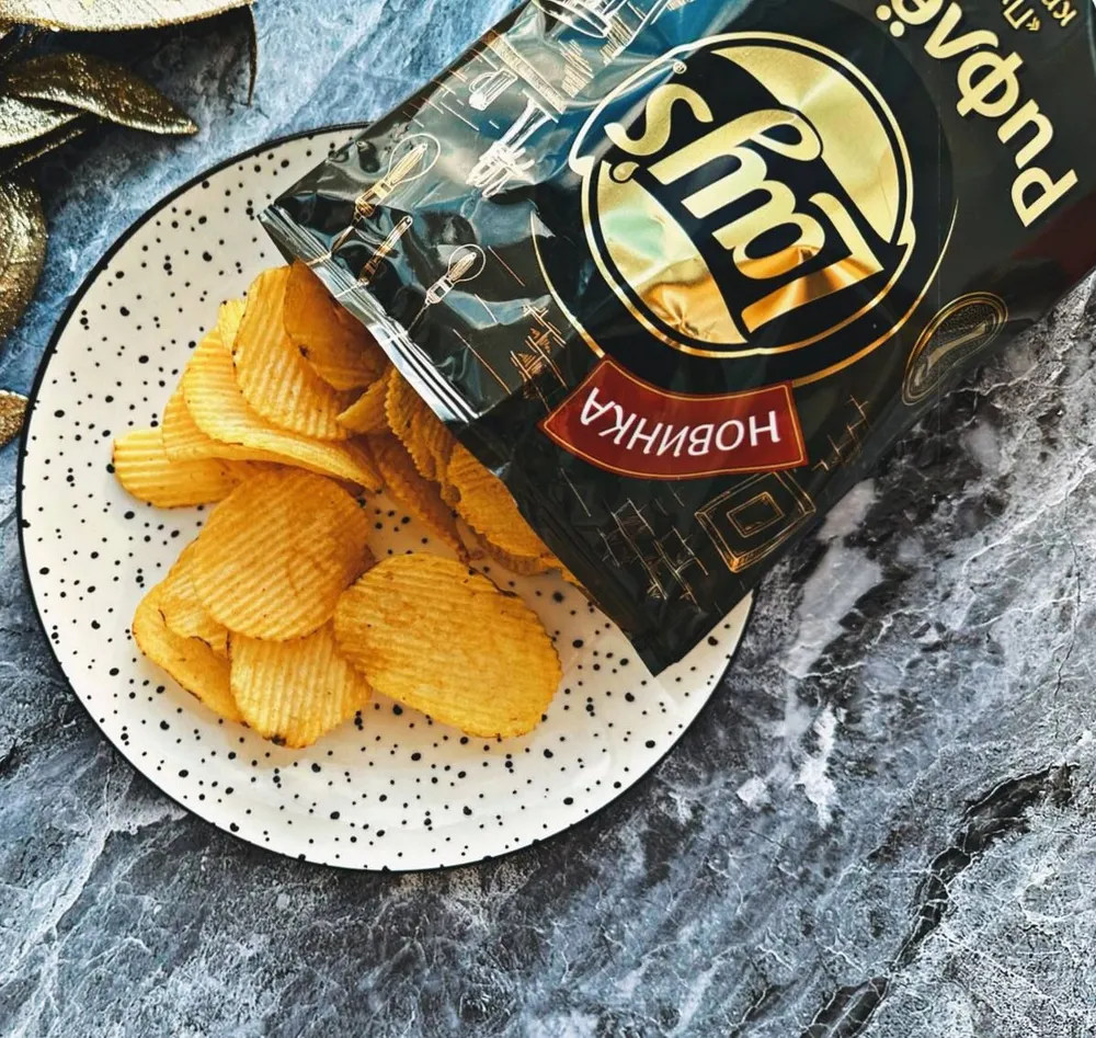 Чипсы Lay’s картофельные, рифлёные, со вкусом гребешков в сливочно-пикантном соусе, 105 г ...