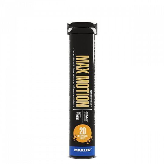 Изотоник Maxler Max Motion Effervescent Tabs, 20 таблеток, apricot - купить в Москве, цены на ...