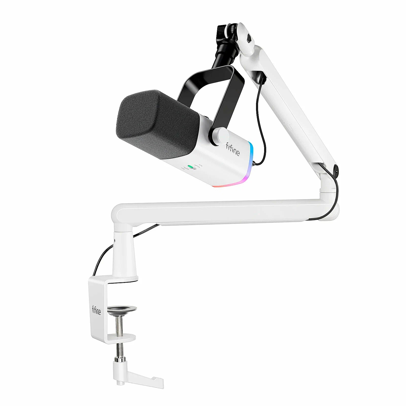 Микрофон Fifine TAM8 White + пантограф, купить в Москве, цены в ...