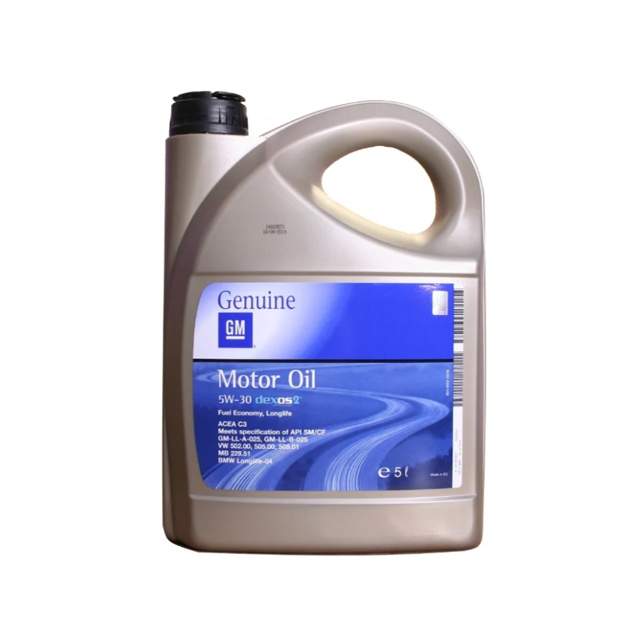 Моторное масло General Motors GM 5W30 dexos 2 GM API SMCF ACEA A3B4C3 ...
