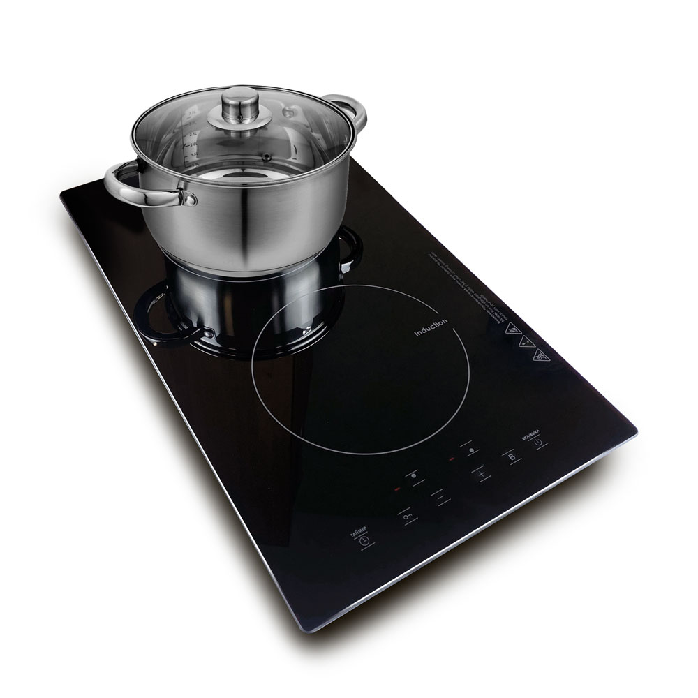 Встраиваемая варочная панель индукционная Ginzzu HCI-241 черный, купить в Москве, цены в ...