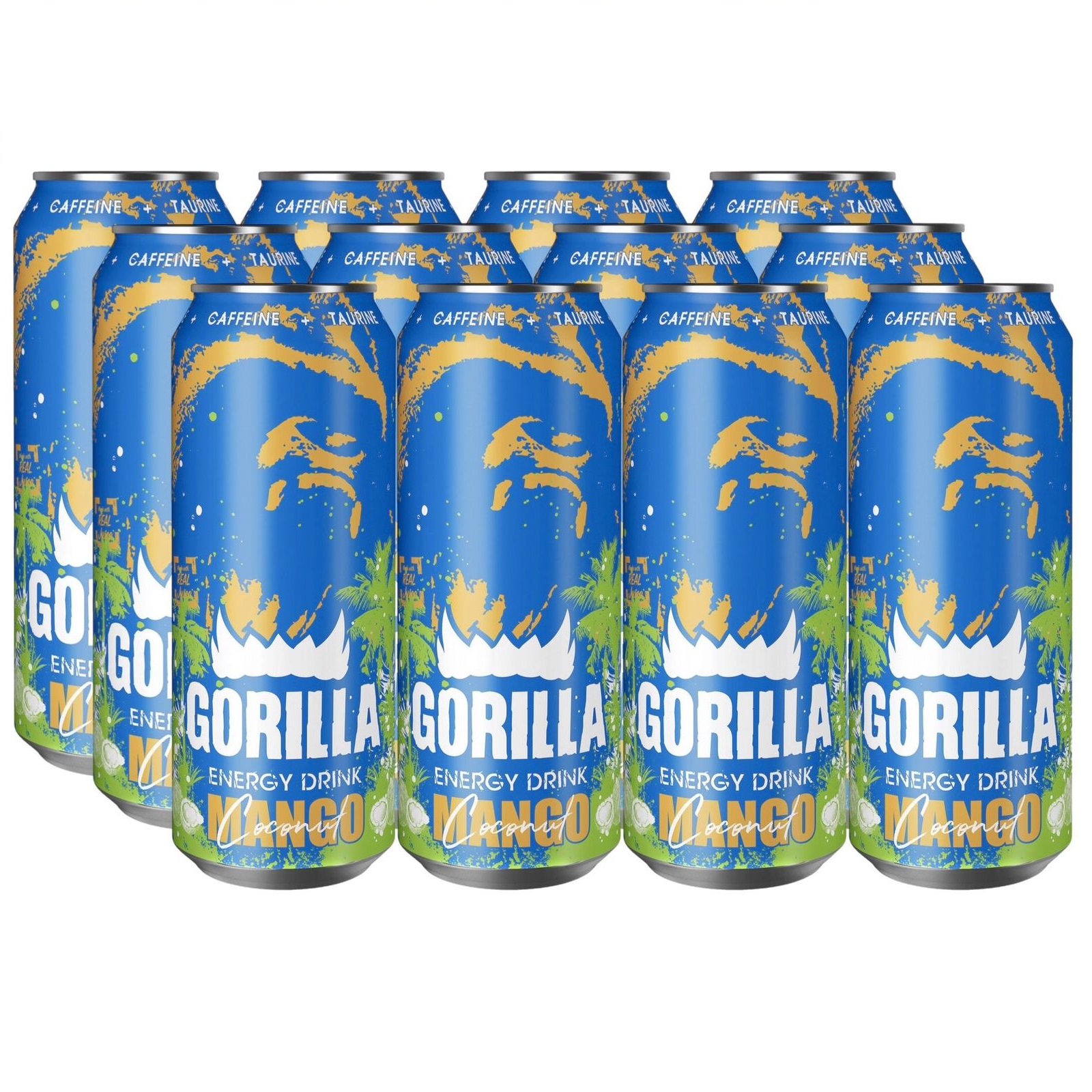 Энергетический напиток Gorilla Mango Coconut 12 шт X 450мл купить в