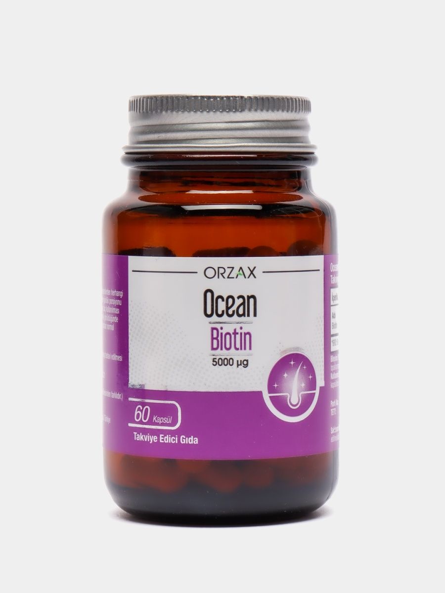 Биотин Orzax Ocean Biotin, 60 капсул - купить в интернет-магазинах ...