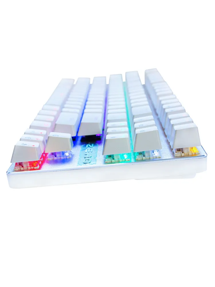 Проводная игровая клавиатура WISEBOT ZERO X76 White, купить в Москве, цены в интернет-магазинах ...