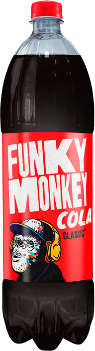 Купить напиток FUNKY MONKEY COLA CLASSIC 1,5 л, цены на Мегамаркет | Артикул: 700000492616