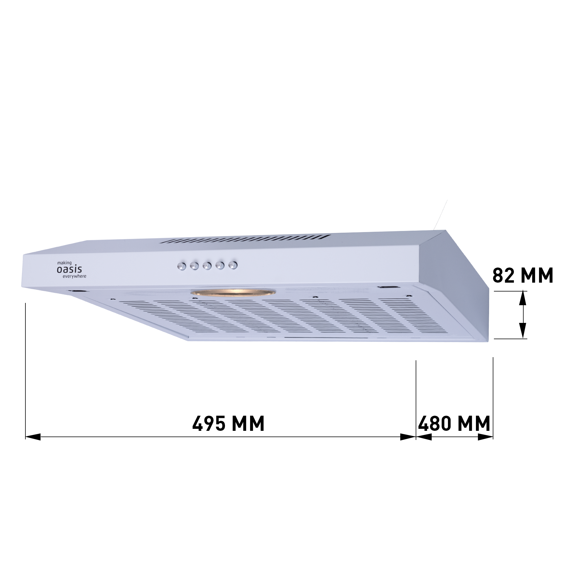 Вытяжка подвесная making oasis everywhere PO-50 белая, купить в Москве ...