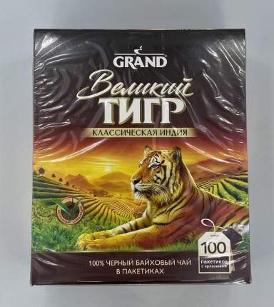 Черный чай Великий Тигр - купить в Москве - Мегамаркет