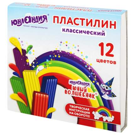 Пластилин 12 цветов - купить в Москве - Мегамаркет