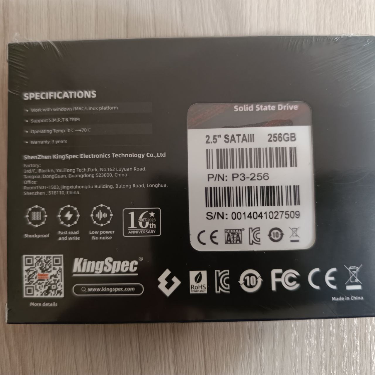 SSD накопитель KingSpec P3-256 2.5" 256 ГБ (P3-256) - купить в Москве, цены в интернет-магазинах ...