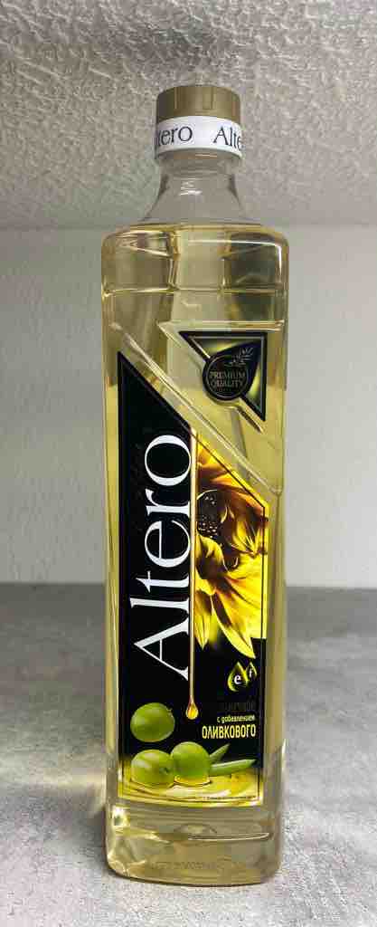 Купить масло подсолнечное Altero Golden с добавлением оливкового, 810 мл, цены на Мегамаркет ...