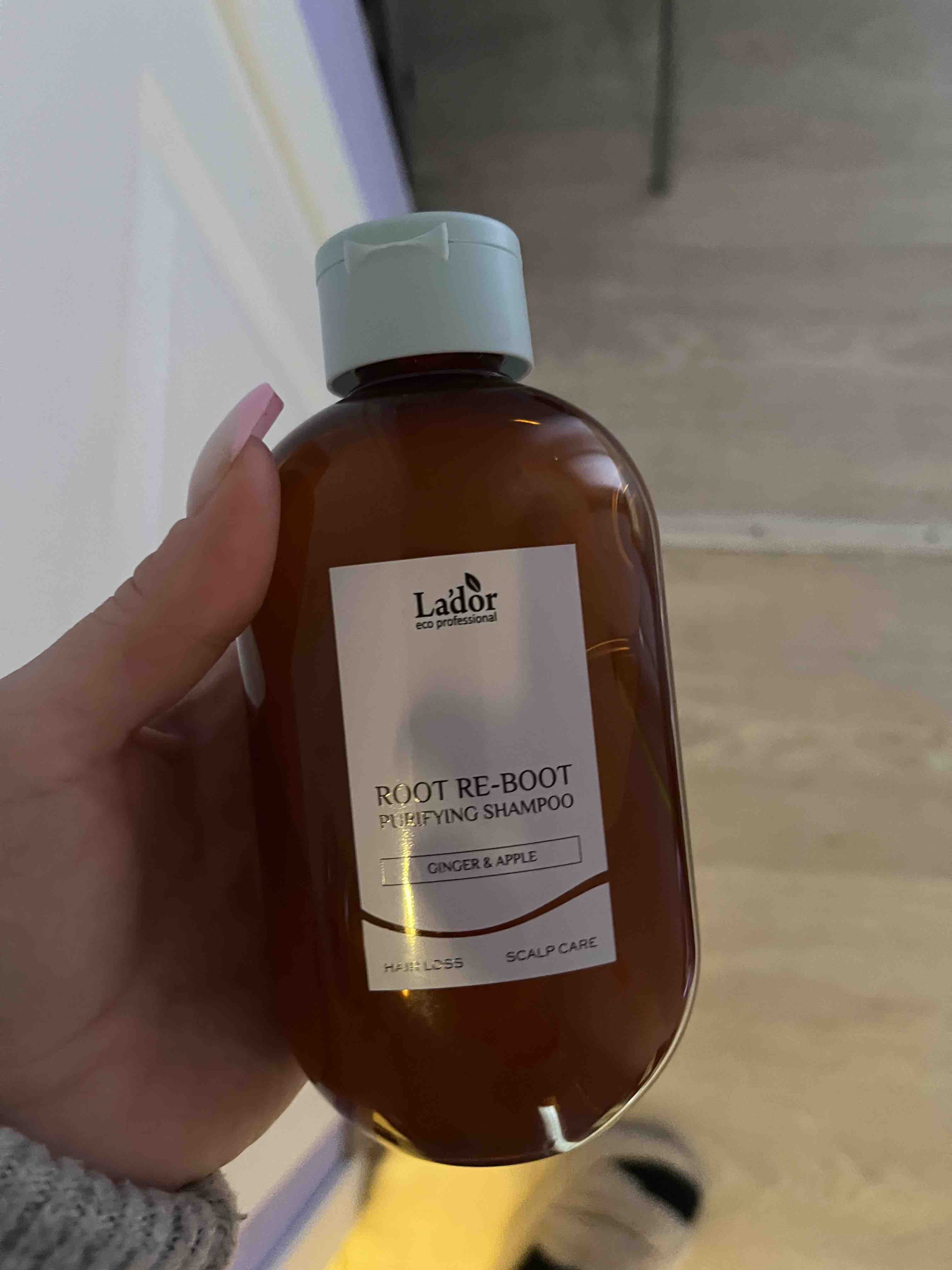 Купить шампунь La'dor для чувствительной и жирной кожи головы с имбирем и яблоком Root Re-Boot ...