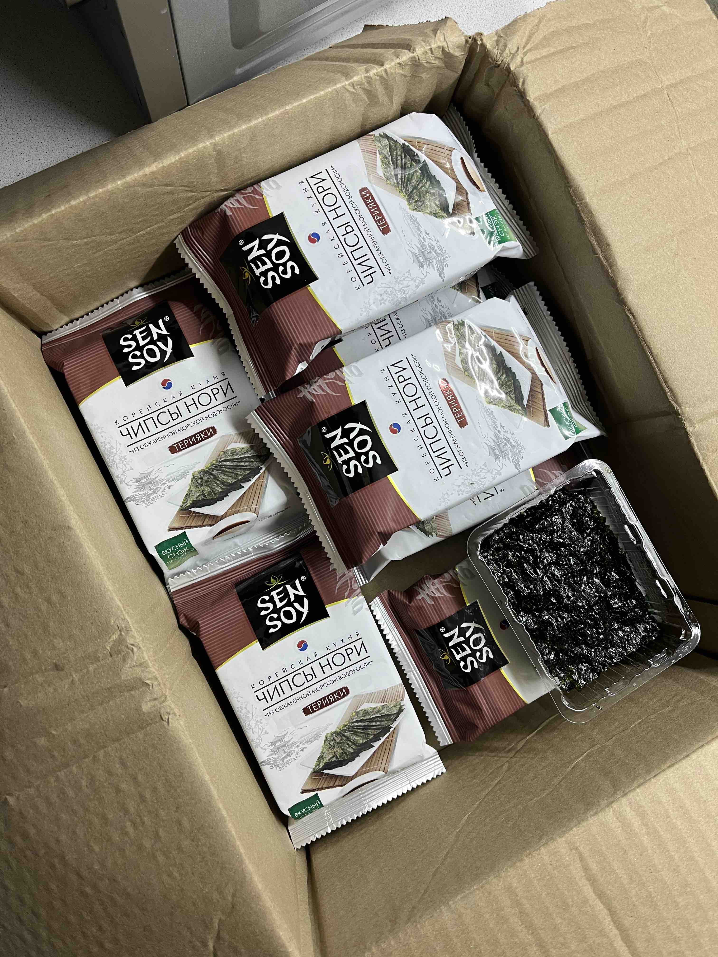 Купить чипсы нори original Sen Soy из морской капусты 4.5 г, цены на Мегамаркет | Артикул ...