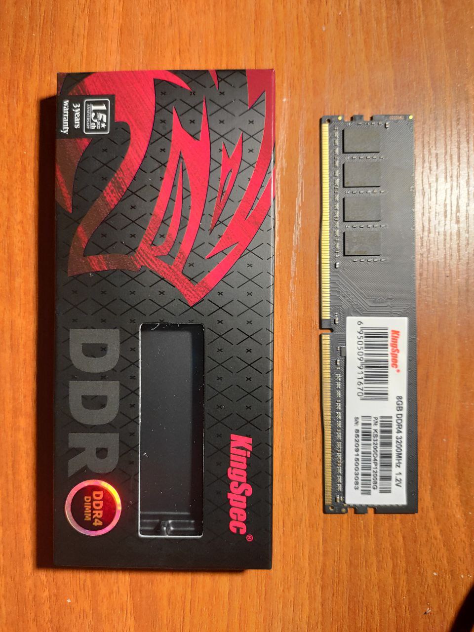 Оперативная память Kingspec 8gb Ddr4 3200mhz Ks3200d4p12008g купить